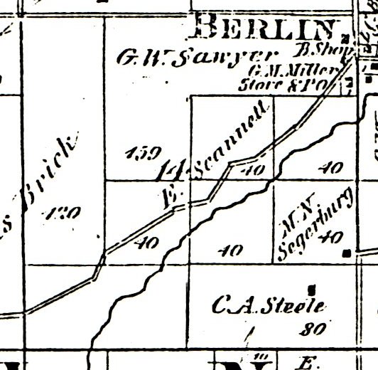 1879 Berlin Township Plat
